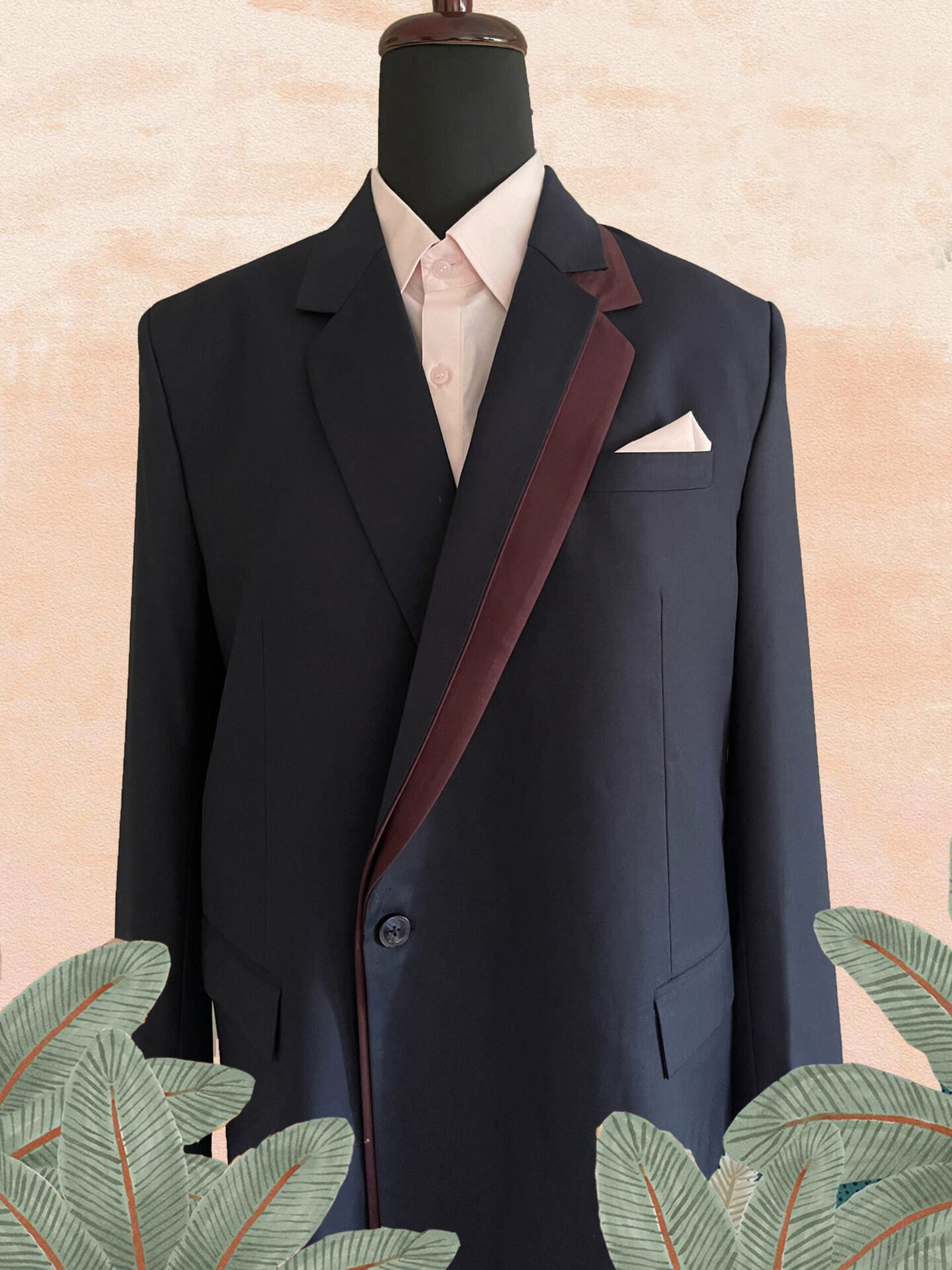 Navy Suit With Double Laple – Shimpi